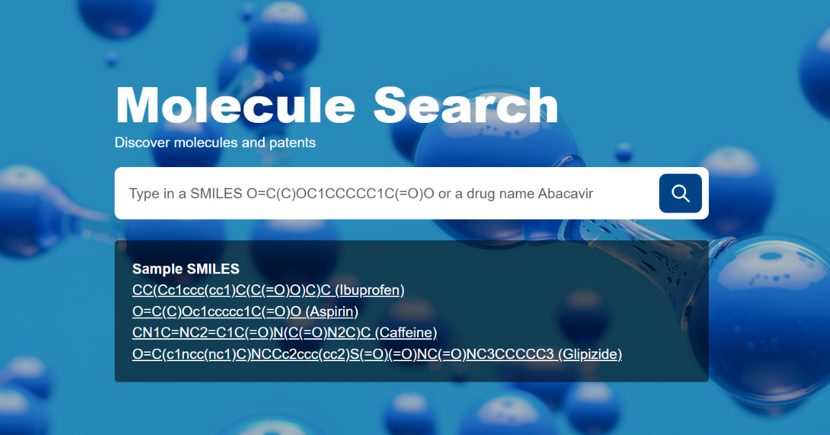 Discover Molecules and Patents for Drug Discovery | MoleculeSearch.ai